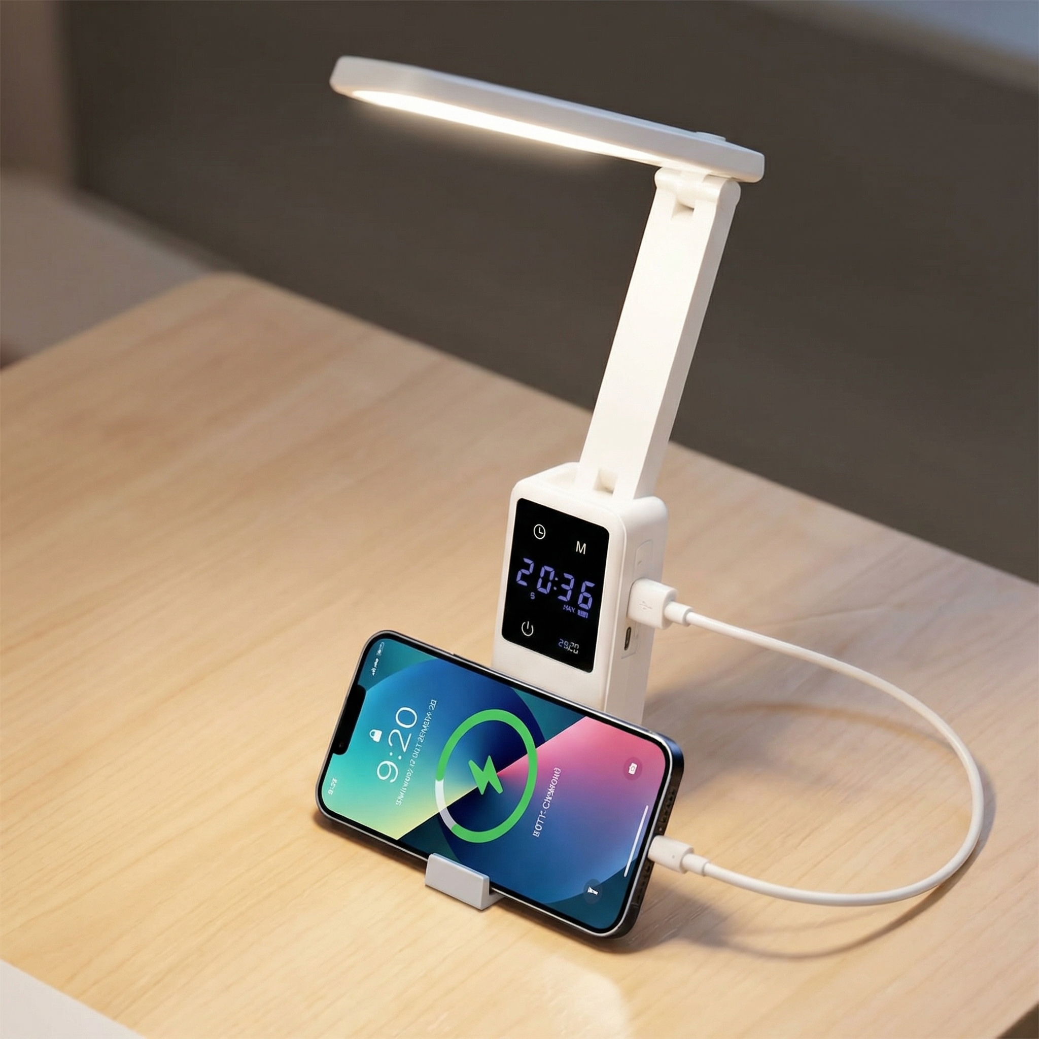 Multi-functional Desk Lamp with Mini Turbo Fan – goollu
